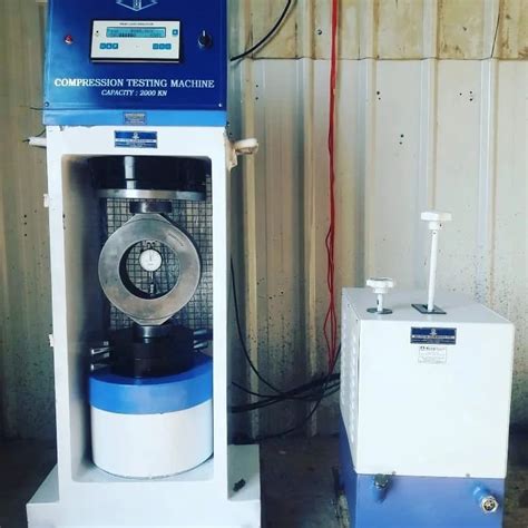 2000 Kn Digital Compressor Testing Machine At ₹ 135000piece Cube