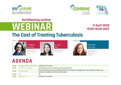 Our Webinar On The Cost Of Treating Tuberculosis Is Today At 15 00… Era4tb