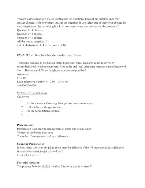 Quantitative Reasoning Chapter 1 You Are Taking A Multiple Choice