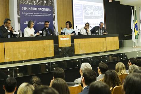 Seminário Direitos Humanos Nos 30 Anos Da Constituição Federal