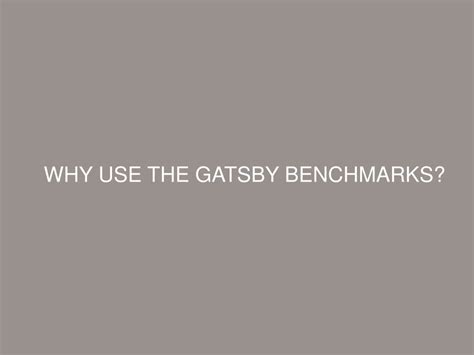PPT Maximizing Career Guidance With Gatsby Benchmarks A Comprehensive Overview PowerPoint