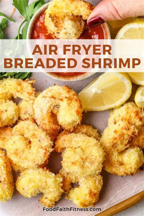 Air Fryer Breaded Shrimp Food Faith Fitness