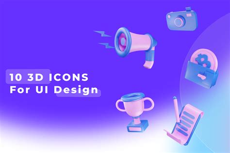 3d Icon For Ui Design Pack Creative Market