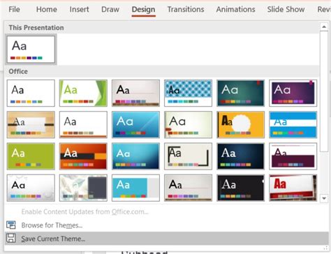 Akut System Feminin Powerpoint Import Color Palette Lehnen Brennen