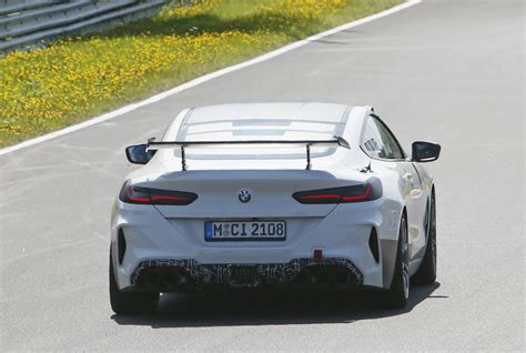 Possible Bmw M8 Csl Prototype Spotted Again This Time With Added Visual Accents Carscoops
