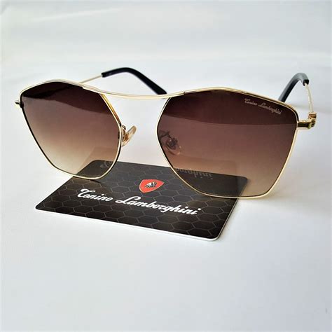 Other Brand Lamborghini Aviator Gold Rare Hexagon New