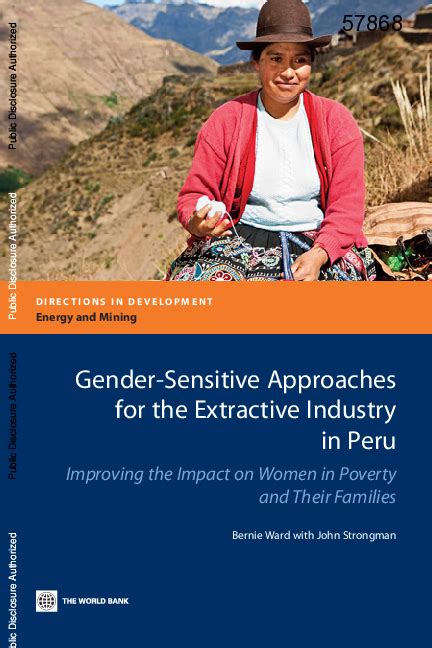 Pdf Gender Sensitive Approaches For The Extractive Industry In Peru