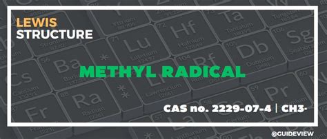 What Is The Lewis Structure Of Methyl Radical