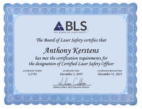 Anthony Kerstens Peng Fs Eng Clso On Linkedin Recertified As A