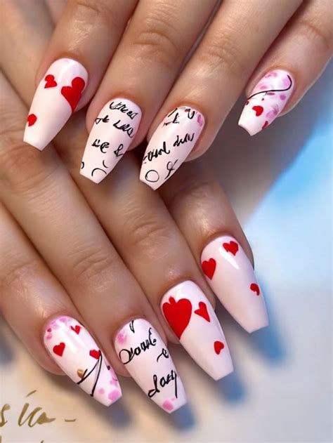 45 Cute Valentines Acrylic Nail Ideas And Designs 2024 Happy Nails
