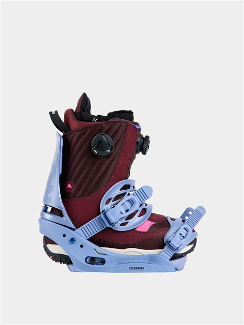 Burton Lexa Est Snowboard Bindings Wmn Slate Bluelogo