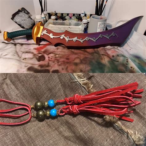 More Wip On Zidanes Mage Mashers Dissidia Style Brokkrsarmorys Blade Commission Plus Tassels