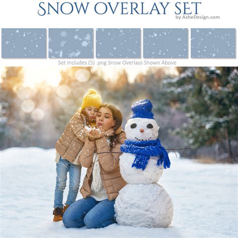Ashe Design Snowflake Overlays Ashedesign