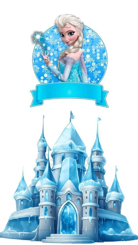 Pin by Karine on Déco gateaux Frozen elsa cake topper Disney paper
