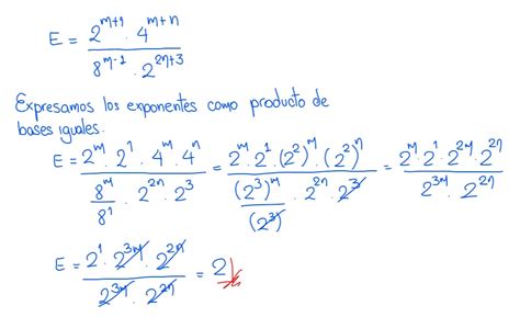 Teoría de Exponentes ejercicios resueltos Matemath