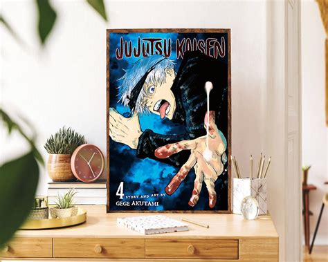 Jujutsu Kaisen Canvas Poster Satoru Gojo Poster Satoru Gojo Etsy