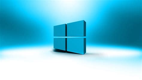 Download Free 3d Blue Windows 8 Logo Wallpaper