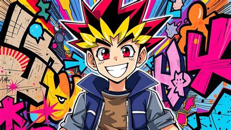 Manga Inspired Character Yusei Fudo In Vibrant Hi Ai Art