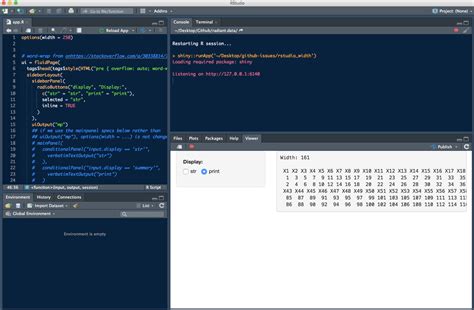 Option Width Reset When Rstudio Viewer Windows Size Changed Issue Rstudio Shiny