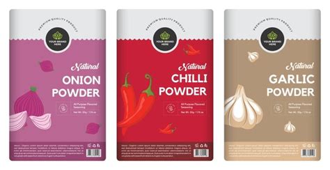 1 Hundred Chilli Powder Packaging Design Royalty Free Images Stock