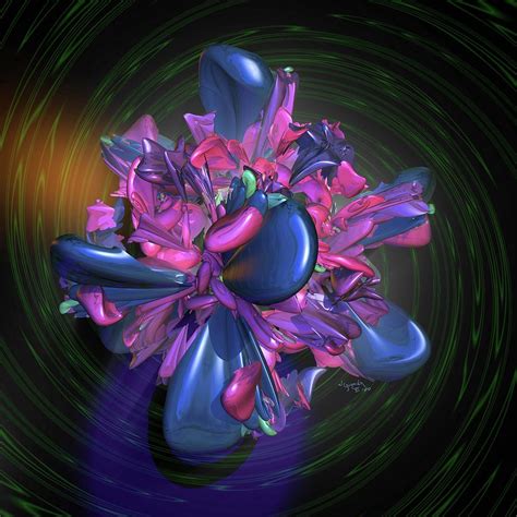 Morphogenesis Blooming Digital Art By Jorge Guzman Fine Art America