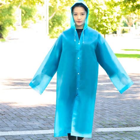 Eva Poncho Raincoat Wholesale Long Men Women Waterproof Rain Coat