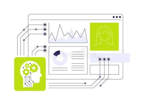 Ai Optimized Hr Data Analytics Abstract Concept Vector Illustration Stock Illustration