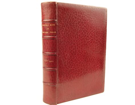 1912 The Oxford Book Of English Verse 1250 1900 Clarendon Press Fine
