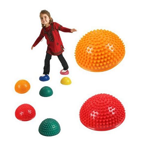Hemisphere Balance Stepping Stones Durian Spiky Massage Ball Sensory