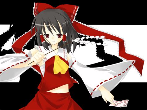Hakurei Reimu Touhou Drawn By Mikage Kannazuki Danbooru