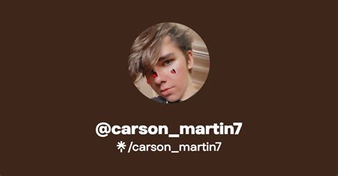 Carsonmartin7 Instagram Tiktok Linktree
