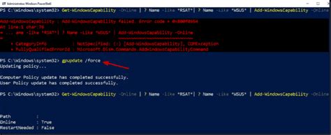 Install Rsat 1809 And Other Optional Features In Wsus Environments 4sysops