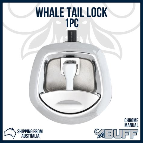Chrome Whale Tail T Handle Compression Lock Manual Operation Single