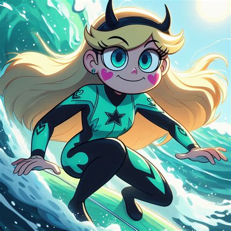 Star Butterfly Surfing By Chrisgraduate27 On Deviantart