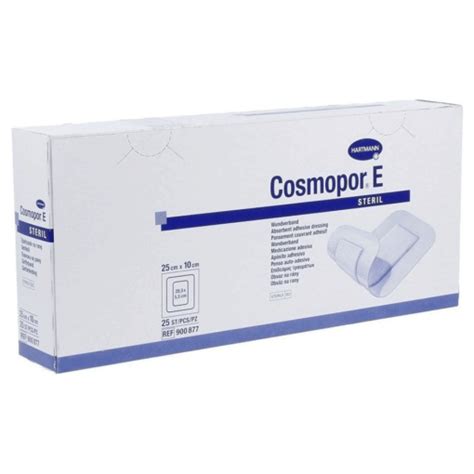 Cosmopor E αυτοκόλλητη γάζα 25x10cm 25τμχ Roi Medicals