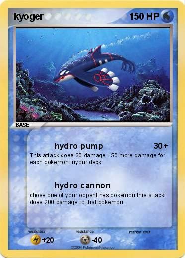Pokémon Kyoger Hydro Pump My Pokemon Card