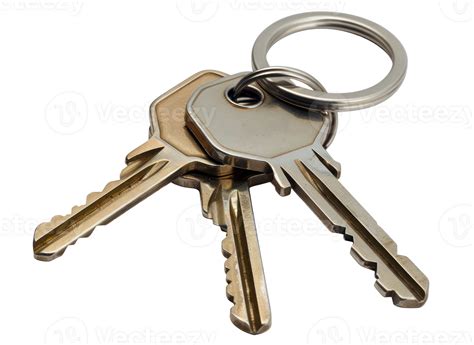 ai generated set of various keys on keyrings 41732328 png