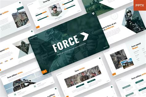 Force Army Military Police Powerpoint Template By Beadylab On Envato Free Power Point Template