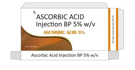 Ascorbic Acid Injection 500 Mg 2 Ml At ₹ 100 Box In Ankleshwar Id 2851570668697