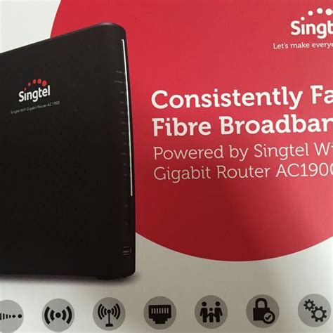 AC1900 Router Singtel Arcadyan Wifi Gigabit Router With 4G LTE Computers Tech Parts
