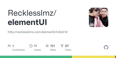 GitHub Recklesslmz ElementUI Recklesslmz ElementUI Dist