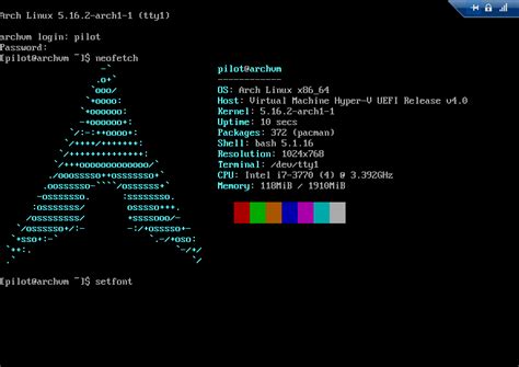 Working Arch Install In A Hyper V Lol Rlinuxmasterrace