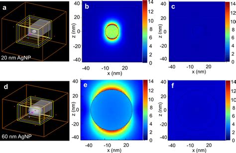 A Fdtd Simulation Set Up Of The 20 Nm Agnp In The Download