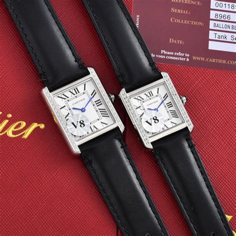 까르띠에 Cartier 탱크 시리즈 빈티지 커플 시계 블링크