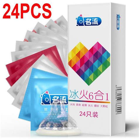 24pcs G Spot Stimulation Condoms Men Special Condoms Latex Condoms