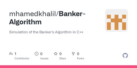Github Mhamedkhalilbanker Algorithm Simulation Of The Bankers