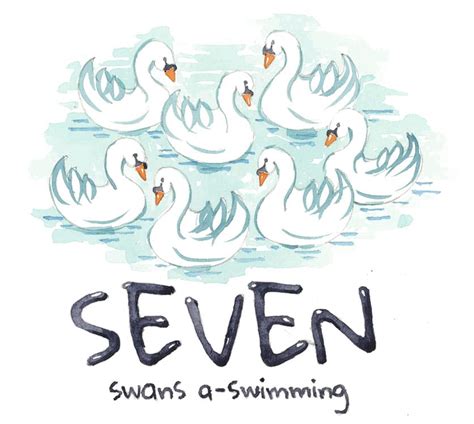 How To Paint Seven Swans A Swimming Step By Step