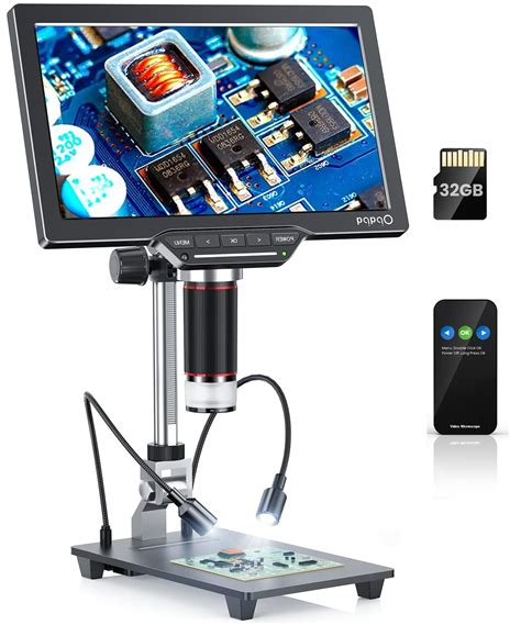10 1 Digital Microscope Opqpq Odm202 1300x 1080p Coin Microscope For