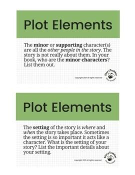 FREE Basic Plot Elements Task Cards Middle Babe Reading And ELA