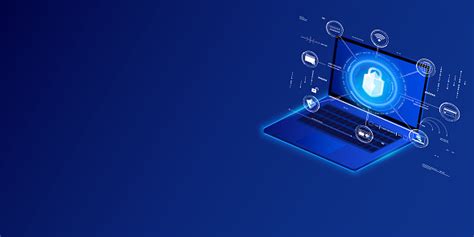 사이버 보안 디지털 기술 개념입니다 자물쇠 네트워크 방패 암호 Wifi 아이콘 연결 플랫폼 벡터를 사용한 시스템 개인 정보 보호